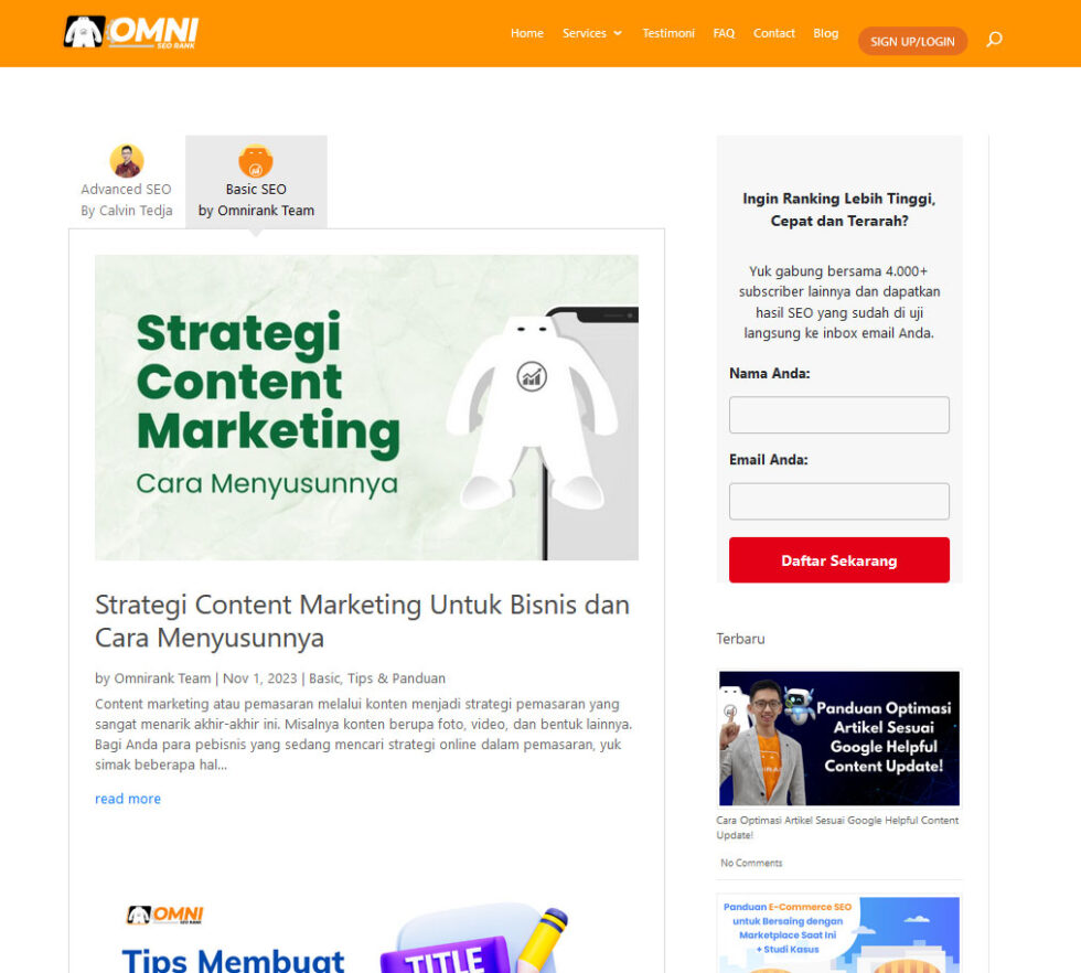 Perbedaan Blog dan Website Beserta Contohnya