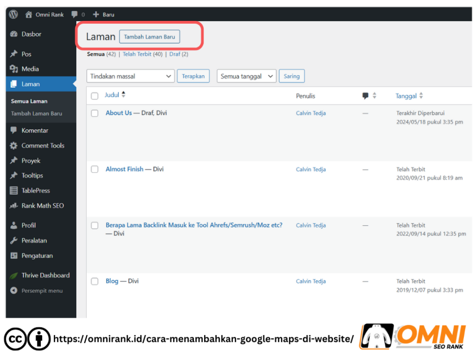 Cara Menambahkan Google Maps di Website